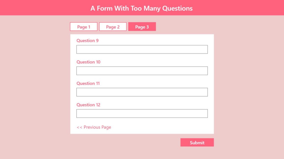 Power Apps Multiple Page Form On A Single Screen