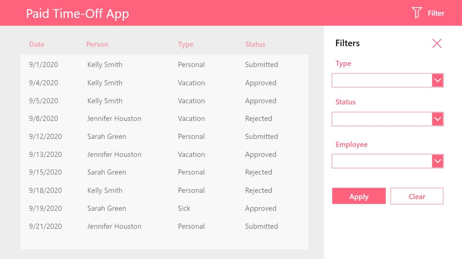 Power Apps Filter Menu: Apply, Clear and Reset - Matthew Devaney