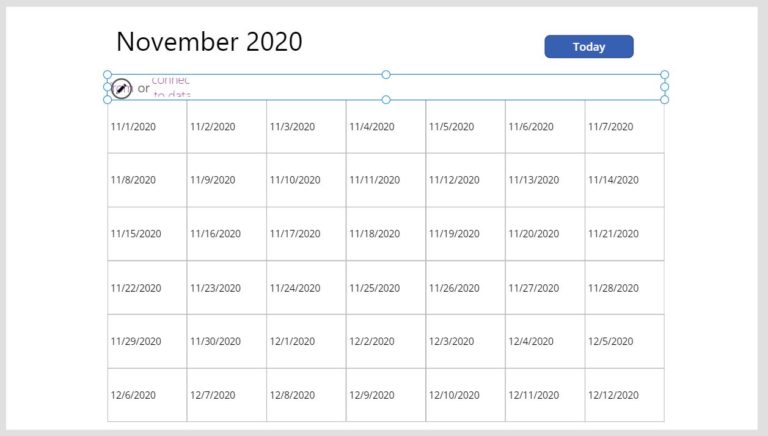 Make A Calendar In Power Apps - Part 1 - Matthew Devaney