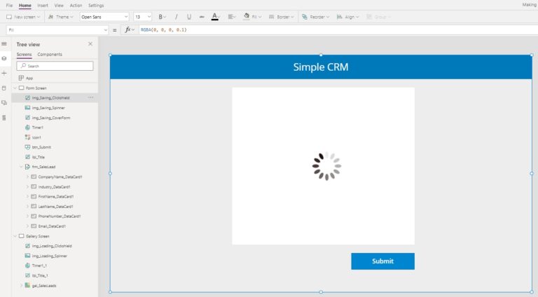 Power Apps Loading Spinners, Saving Spinners and Progress Bars