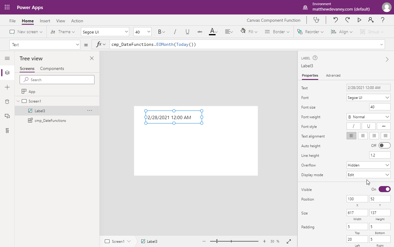 Power Apps Custom Functions & Reusable Code - Matthew Devaney