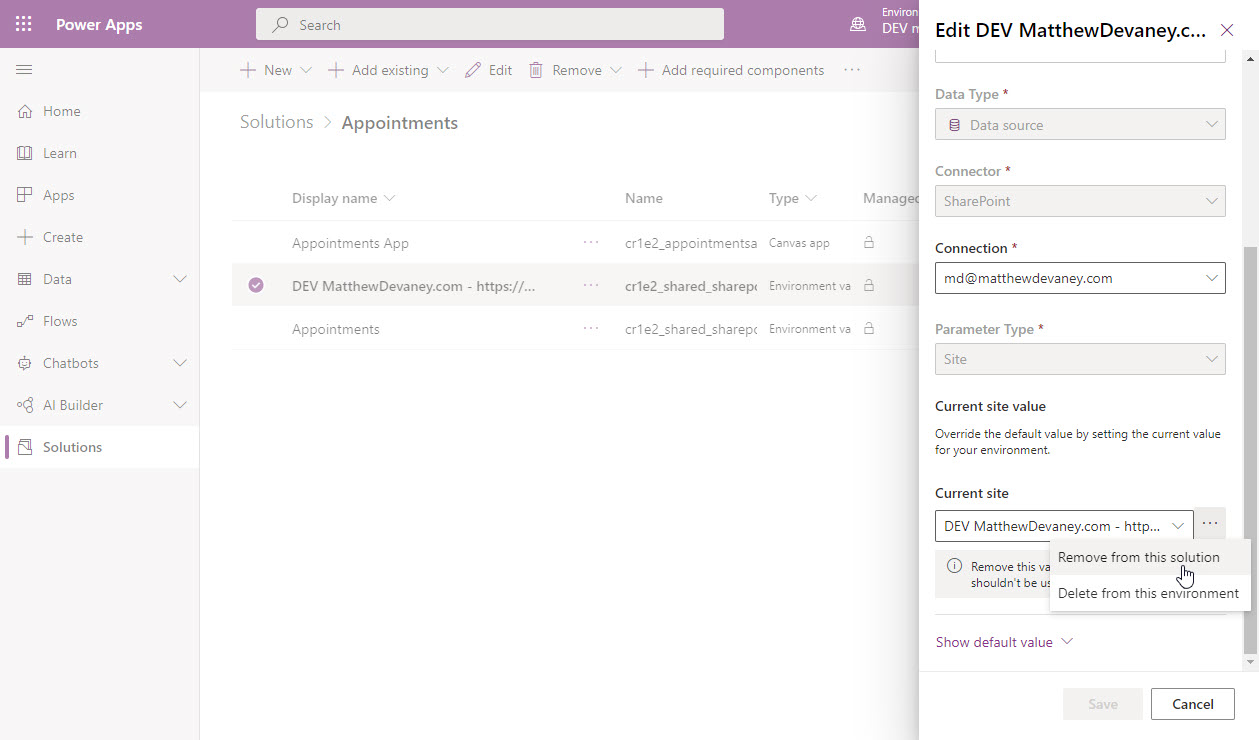 Simplify Importing & Exporting Power Apps With Datasource Environment ...