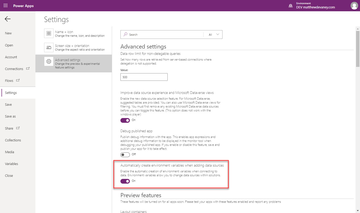 Simplify Importing & Exporting Power Apps With Datasource Environment ...