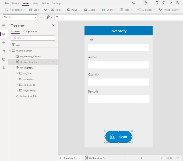 Power Apps Barcode Scanner - Matthew Devaney