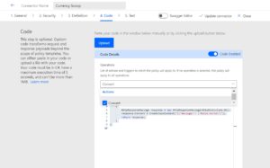 Transform A Custom Connector Response With C# Code