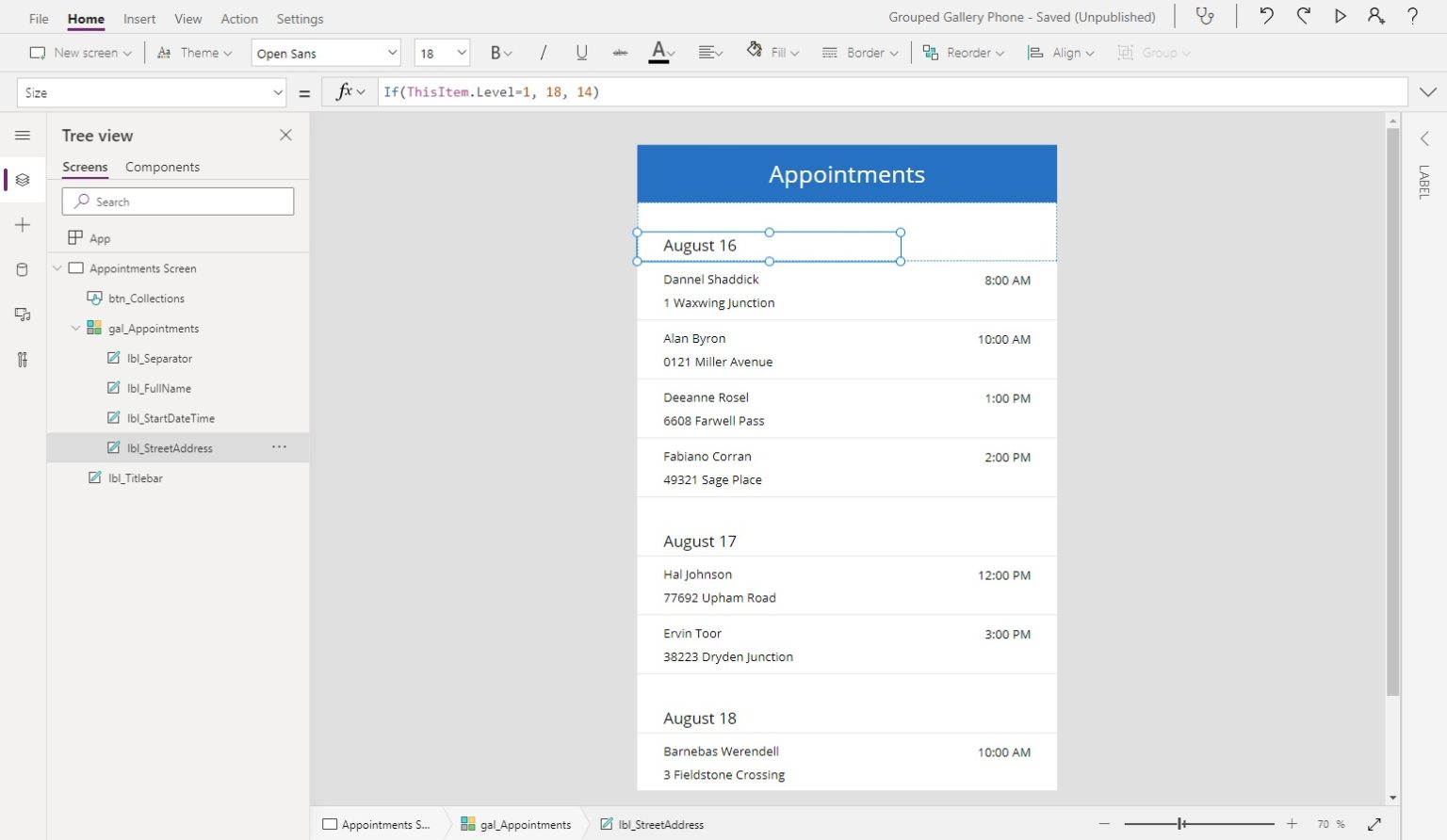 Group The Items In A Power Apps Gallery