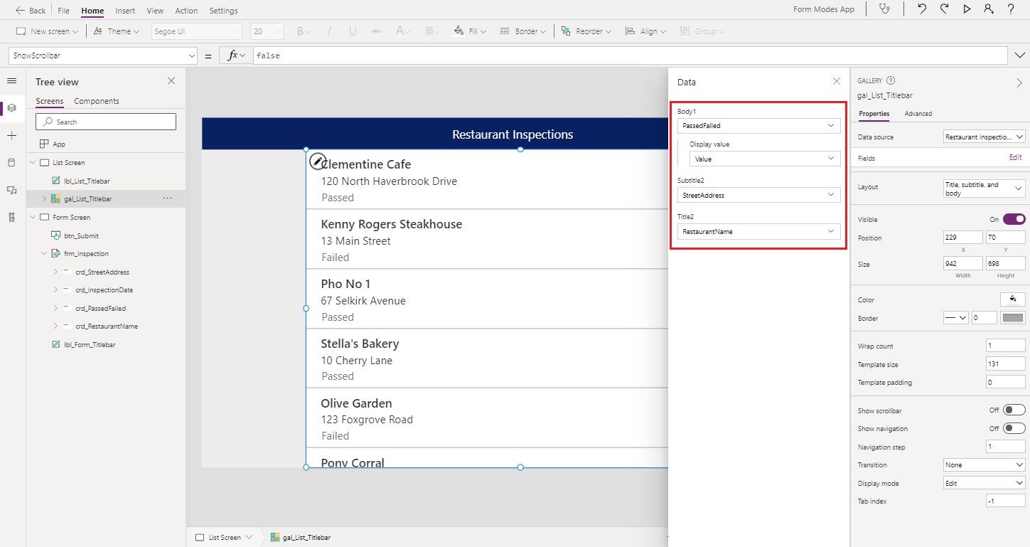 Power Apps Form Modes - NewForm, EditForm and ViewForm