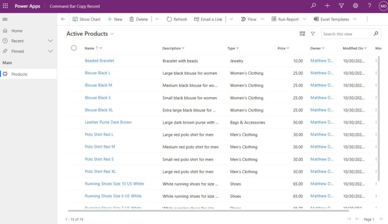 Customize The Command Bar In A Power Apps Model-Driven App