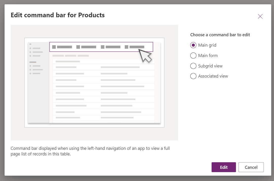 Customize The Command Bar In A Power Apps Model-Driven App