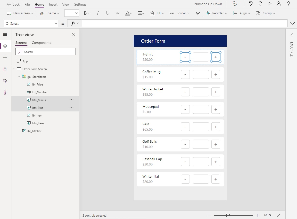Build A Shopping Cart In Power Apps