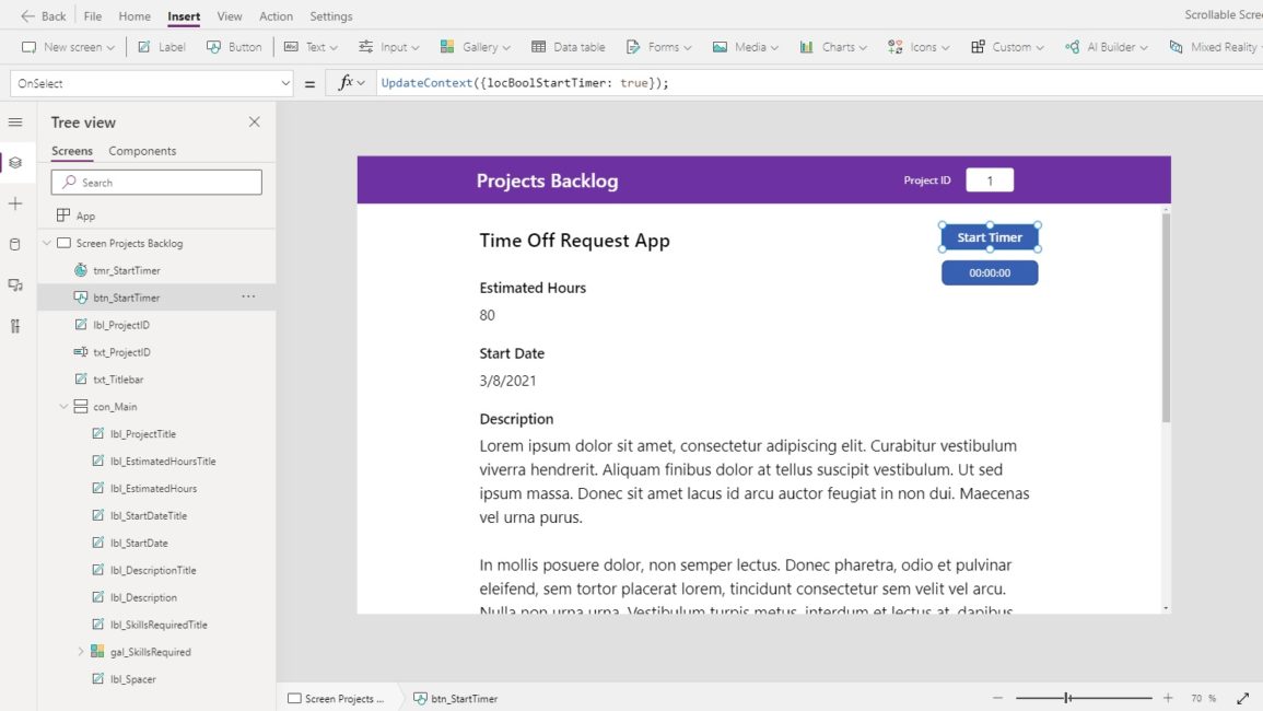 Easy Power Apps Scrollable Screen Using A Vertical Container