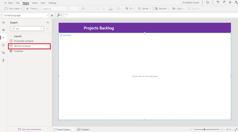 Easy Power Apps Scrollable Screen Using A Vertical Container