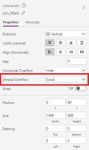 Easy Power Apps Scrollable Screen Using A Vertical Container