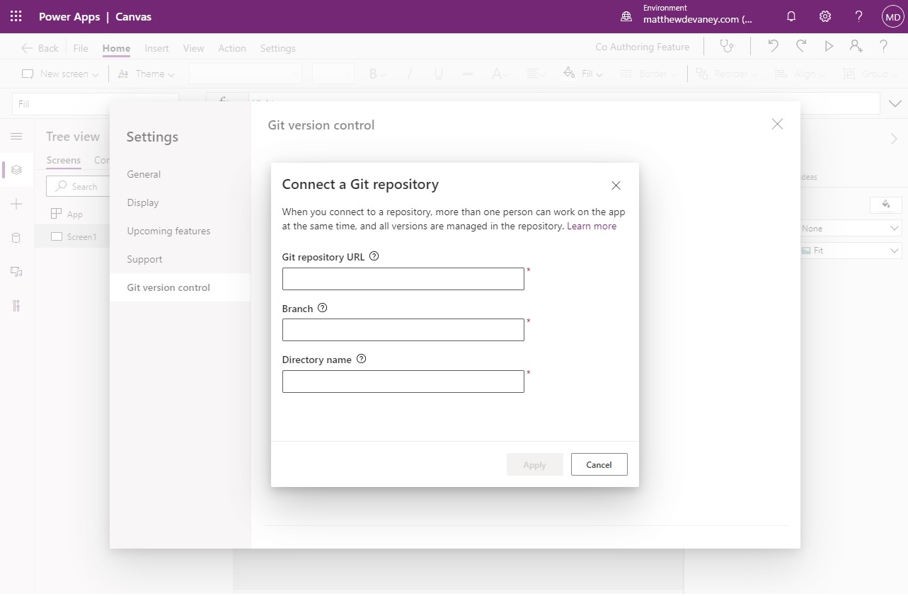 How To Setup Power Apps Co-Authoring - Azure Dev Ops Version