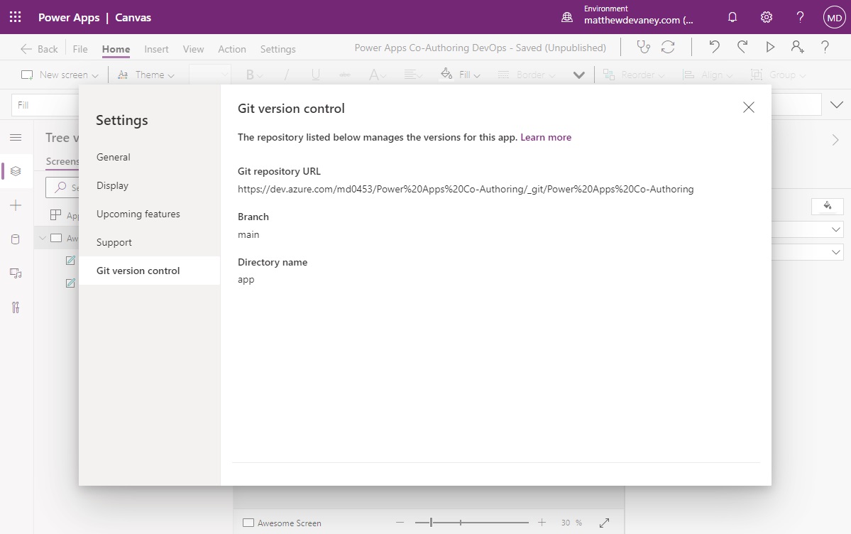 How To Setup Power Apps Co-Authoring - Azure Dev Ops Version