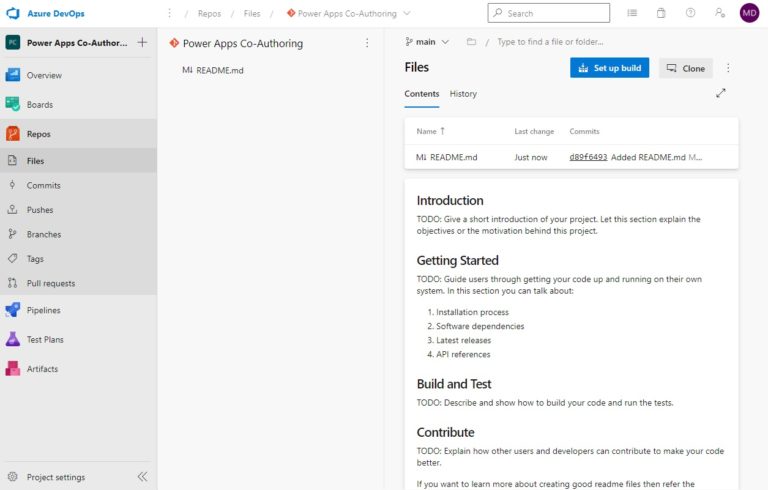 How To Setup Power Apps Co-Authoring - Azure Dev Ops Version