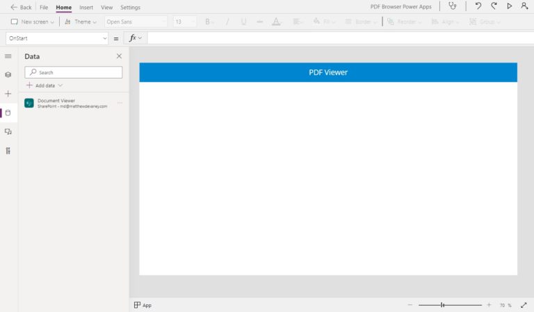Power Apps View A PDF Stored In A SharePoint Document Library