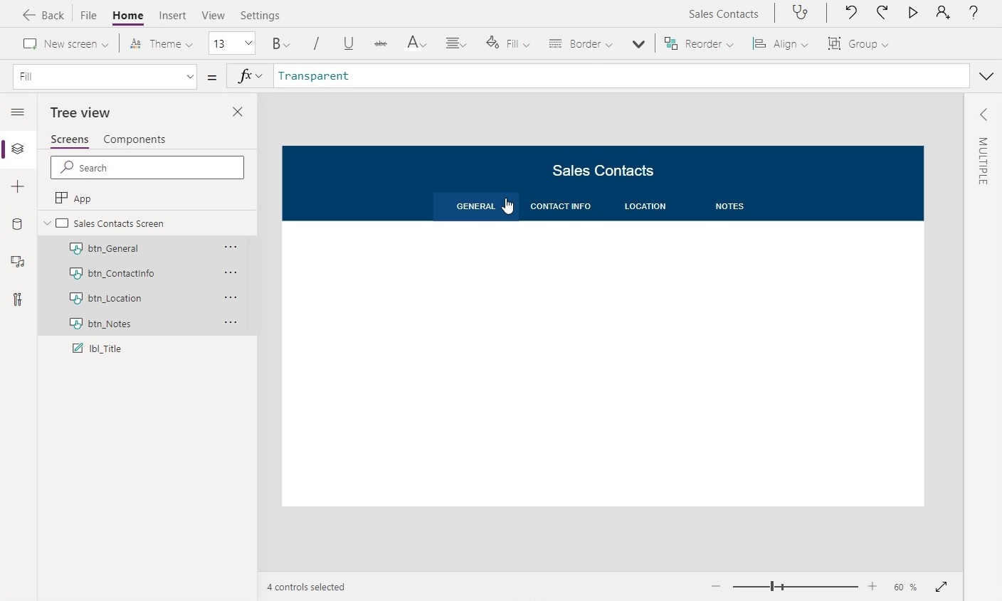 Power Apps Tabbed Form With An Awesome-Looking Design