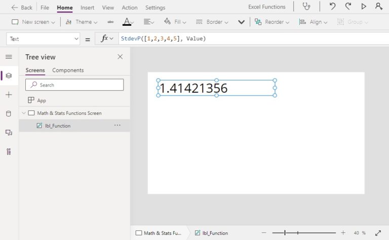 All Power Apps Math & Statistical Functions (With Examples)