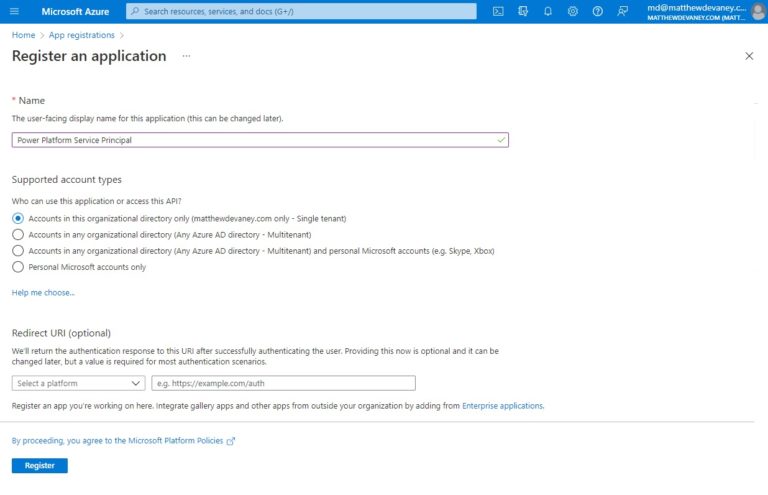 A Visual Guide To Power Platform Service Principal Setup