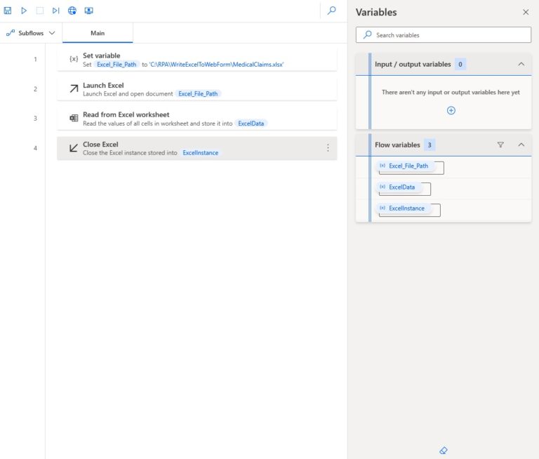 Power Automate Desktop: Data Entry From Excel To Website