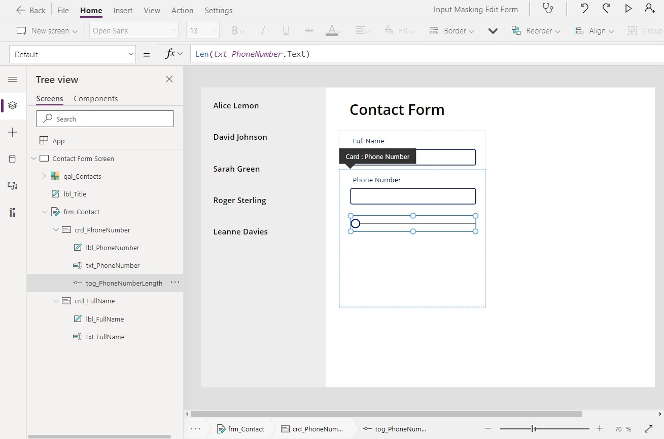 Power Apps Phone Number Formatting In A Form (Input Mask)