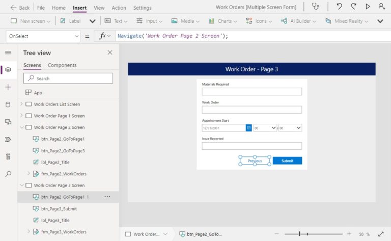 Absolute Best Way To Make Multiple Page Forms In Power Apps