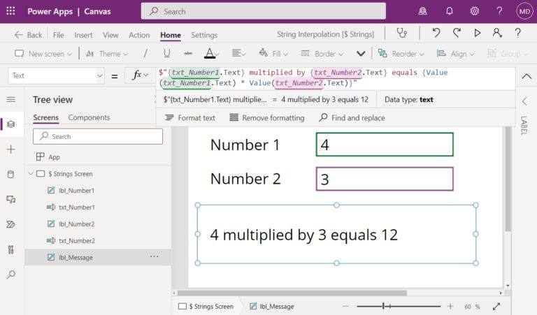 $-Strings: A Better Way To Concatenate Text Strings In Power Apps