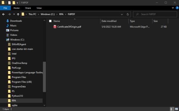 Fill PDF Form Fields 5x Faster With Power Automate Desktop