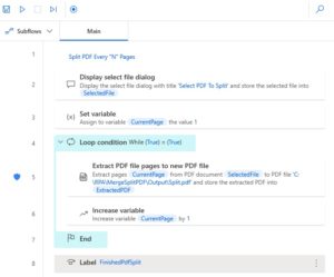 Merge & Split PDF Files With Power Automate Desktop