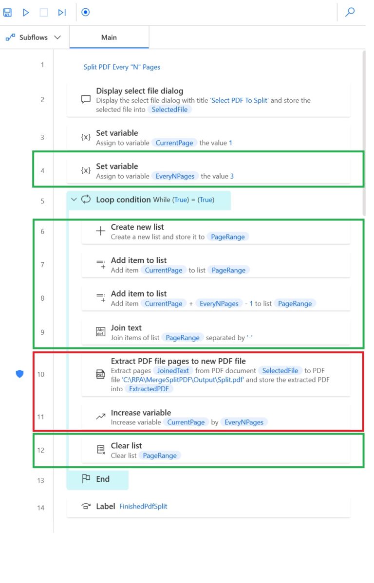Merge & Split PDF Files With Power Automate Desktop