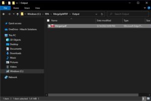 Merge & Split PDF Files With Power Automate Desktop