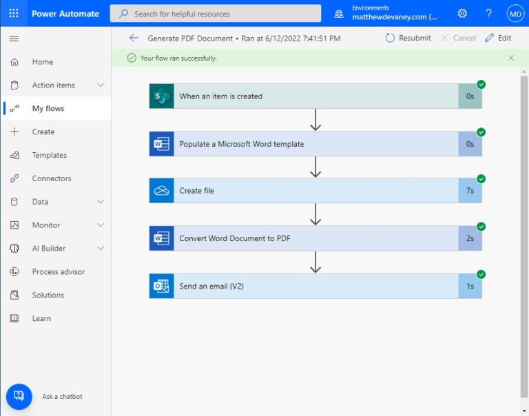 Easiest Way To Generate A PDF In Power Apps (No HTML)