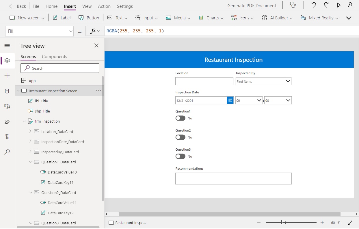 Easiest Way To Generate A PDF In Power Apps (No HTML)