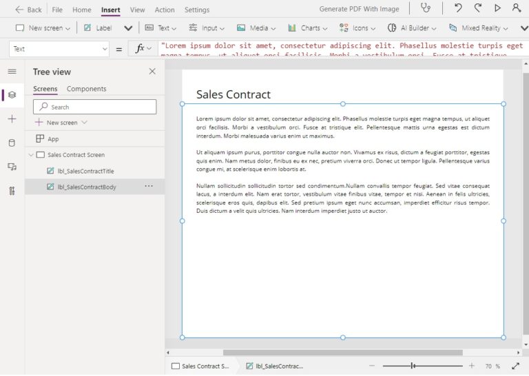 Power Apps Add An Image To A PDF Form