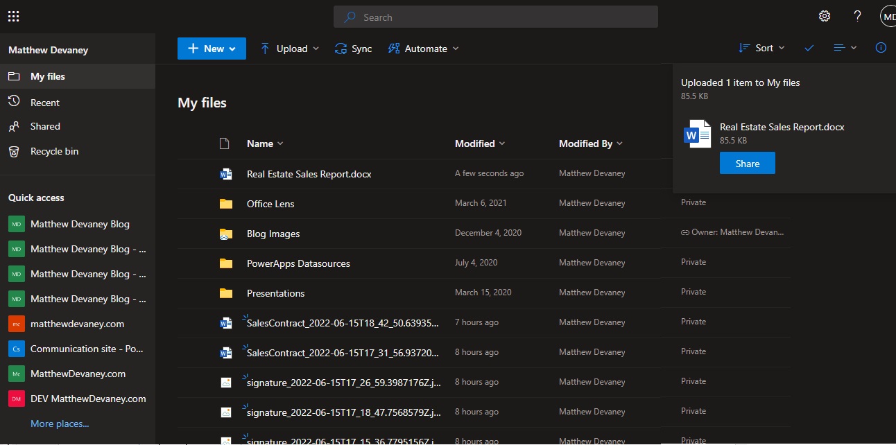 Power Automate: Create Word Document With A Repeating Section