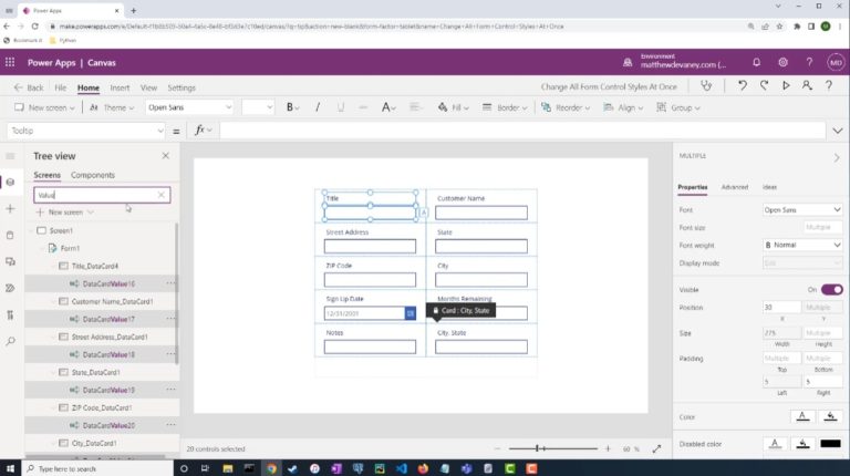 Power Apps Hack To Style All Form Controls In Seconds