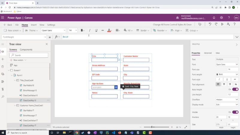 Power Apps Hack To Style All Form Controls In Seconds
