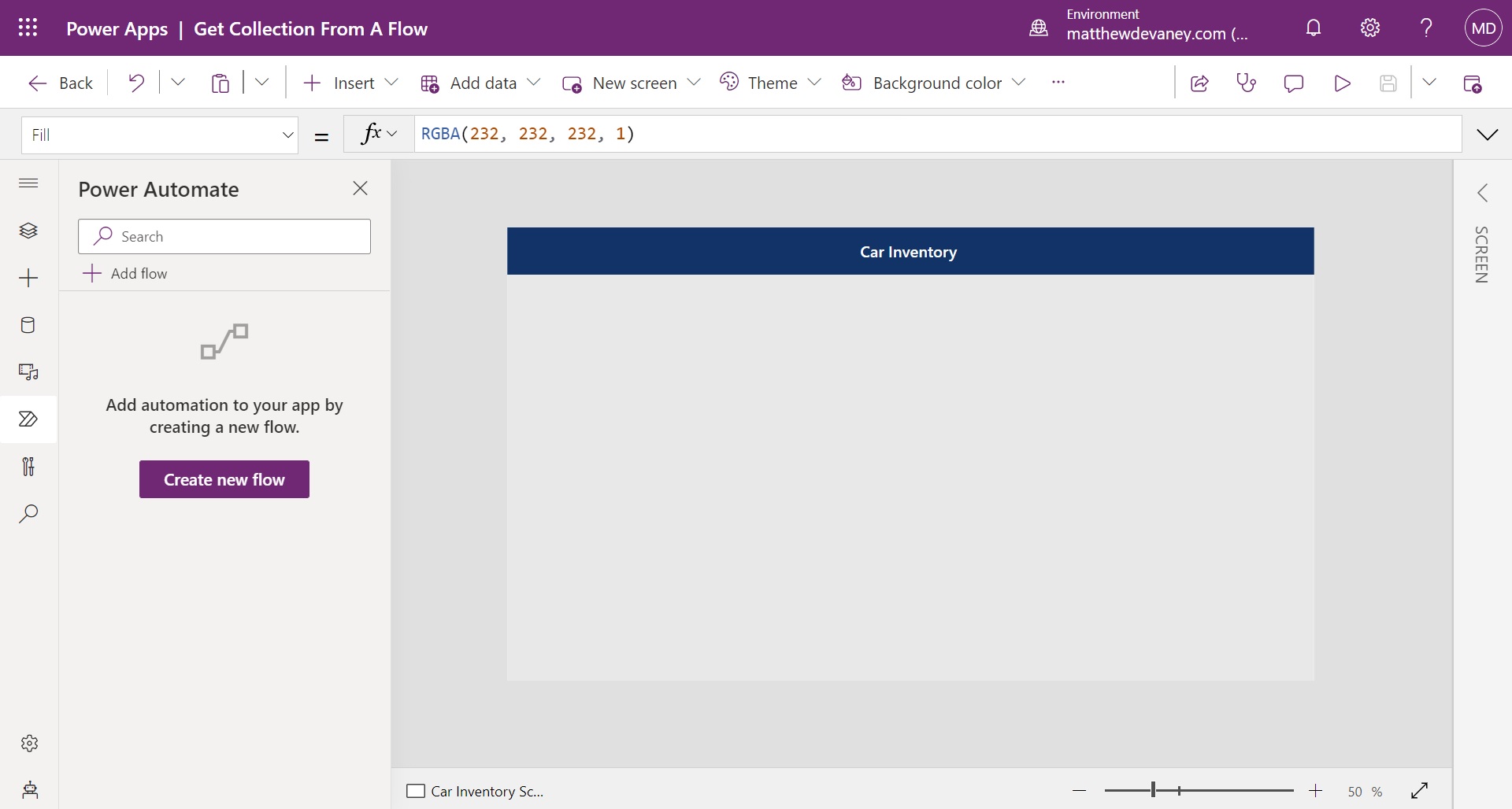 Power Apps ParseJSON Function: Get Collection From A Flow