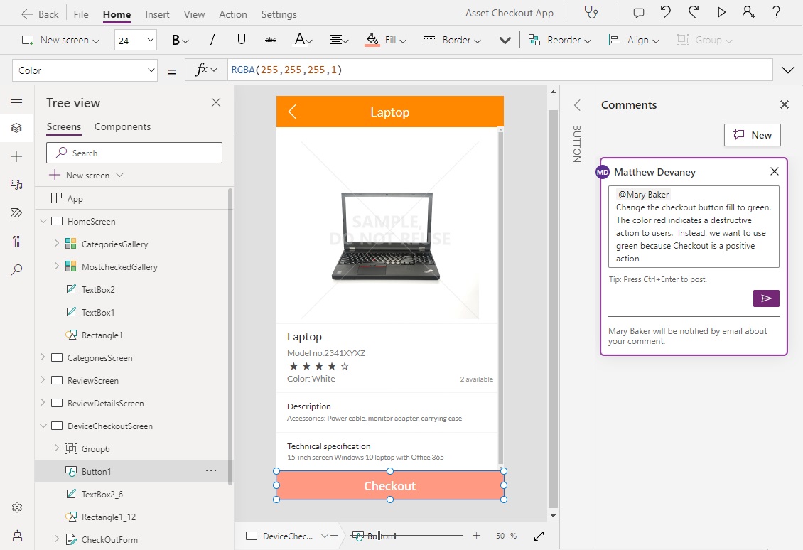Power Apps Comments: Collaborate & Give Feedback