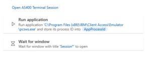 How To Run AS400 With Power Automate Desktop Terminal Actions