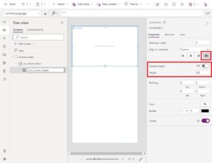 Power Apps Curved Header UI Design For Mobile Apps