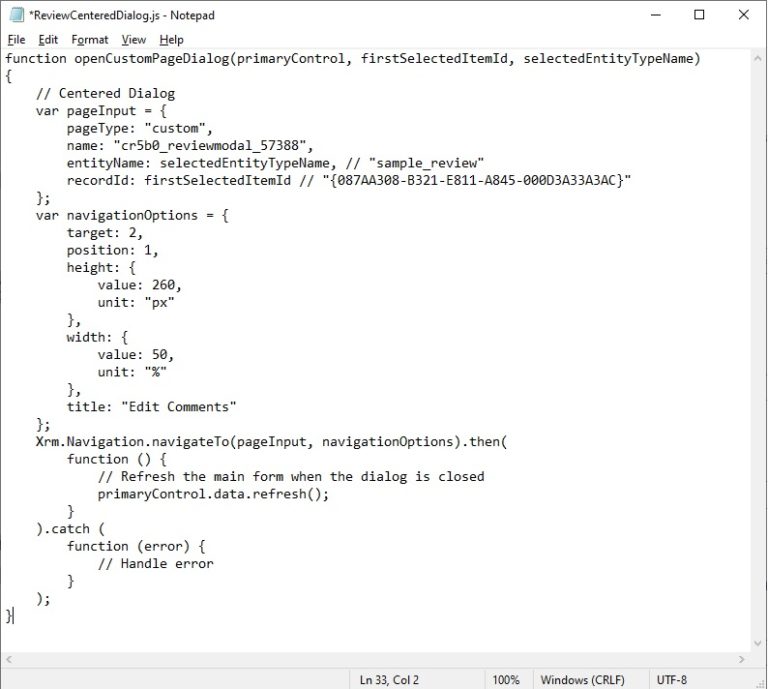 Power Apps Custom Page Modal Dialog For Model-Driven Apps