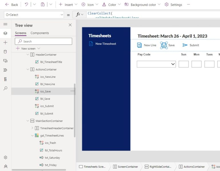 Make A Power Apps Timesheet App - Part 2