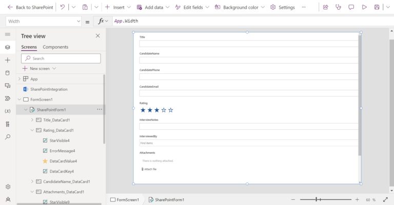 Power Apps: Customize A SharePoint List Form