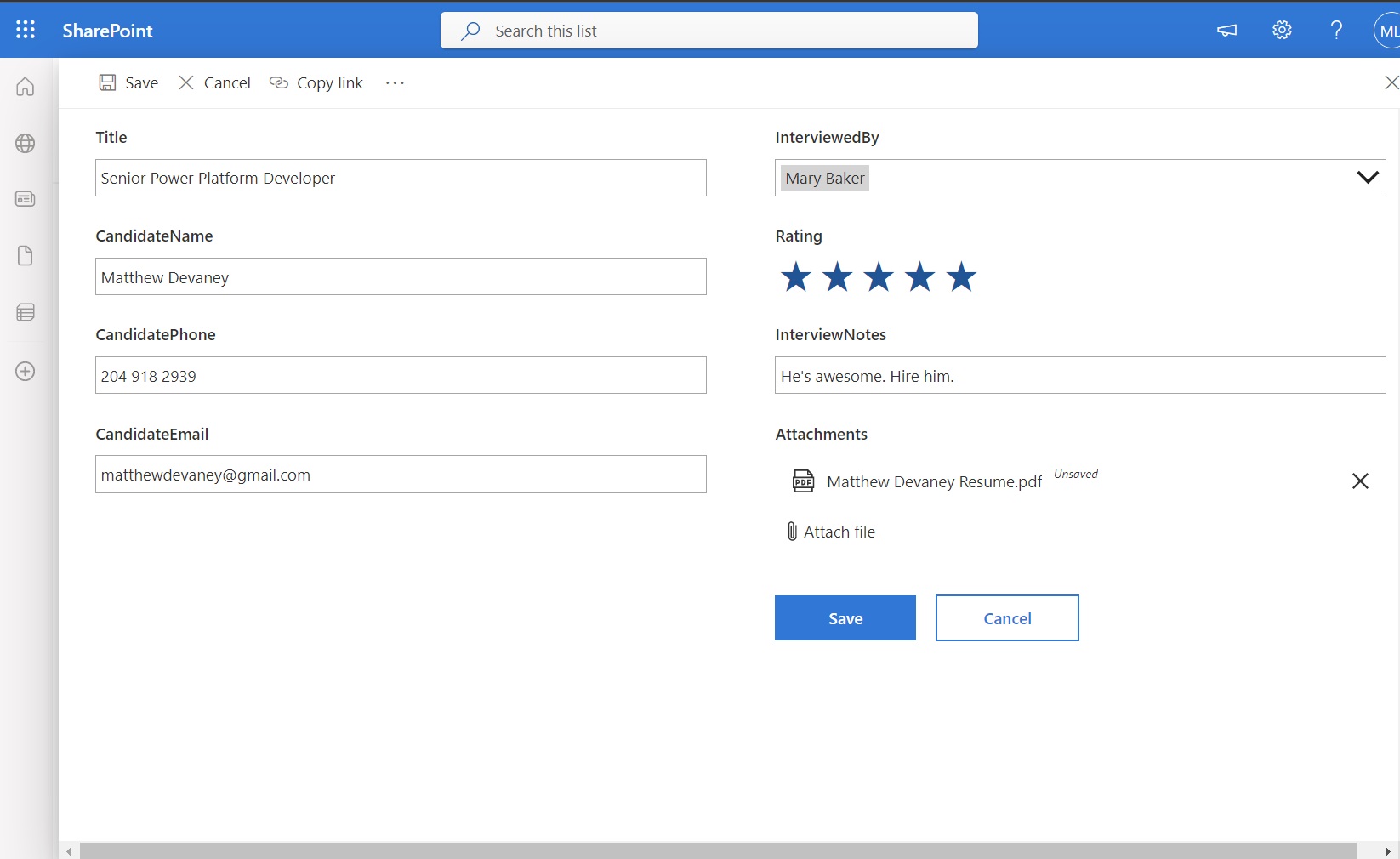 Power Apps: Customize A SharePoint List Form