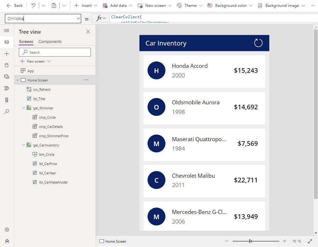 Power Apps Shimmer Control: Gorgeous Looking Loading Screens