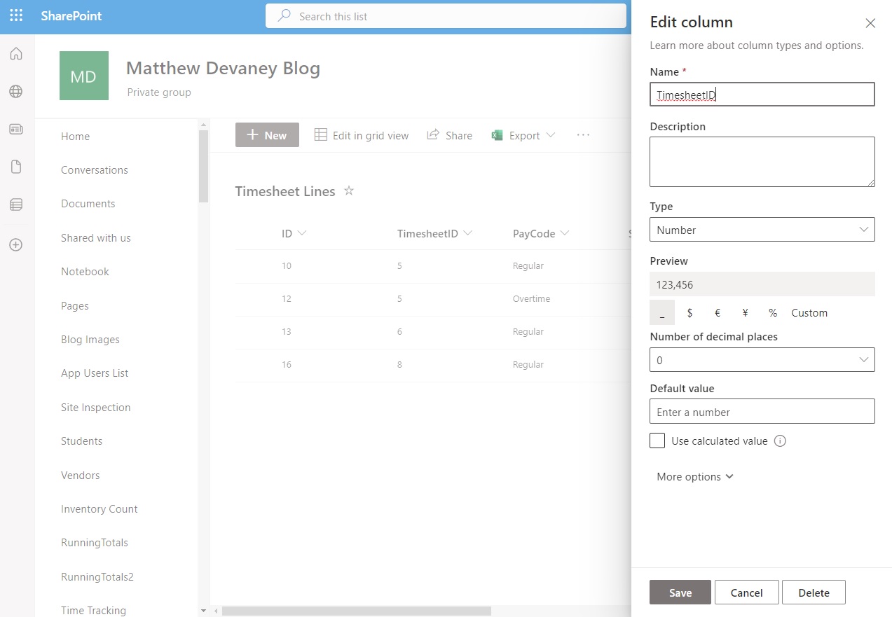 Make A Power Apps Timesheet App - Part 2