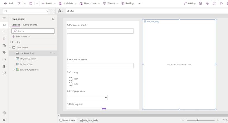 Power Apps Dynamic Forms - Generate Forms From Question List
