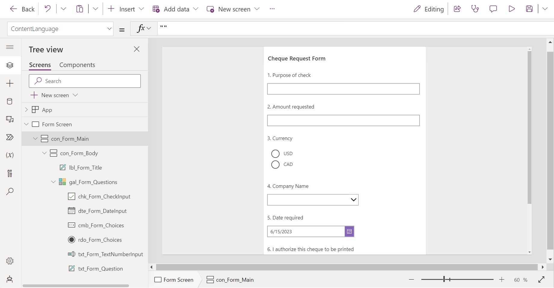 Power Apps Dynamic Forms Generate Forms From Question List